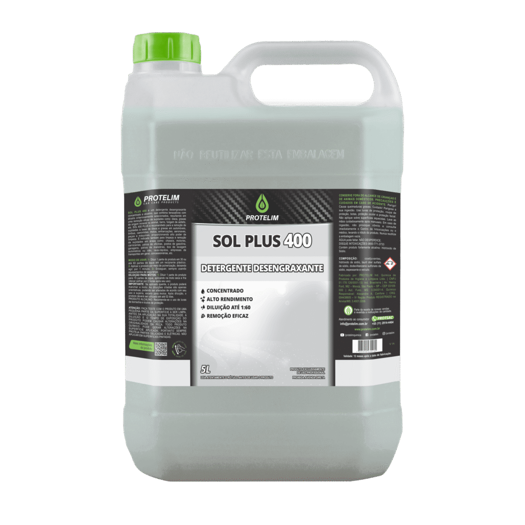 SOL PLUS 400 – DESENGRAXANTE CONCENTRADO / BRANCOL – Protelim | Car ...
